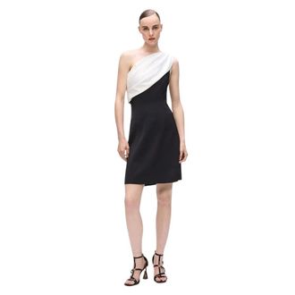 Karl Lagerfeld Asymmetrisches One-Shoulder Minikleid - - Dresses - Damen - Schwarzk - M