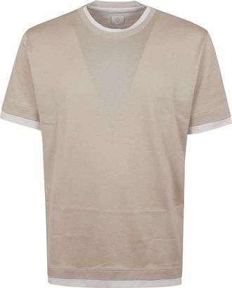 Eleventy Homme, Tops, Beige, Taille: S T-Shirt