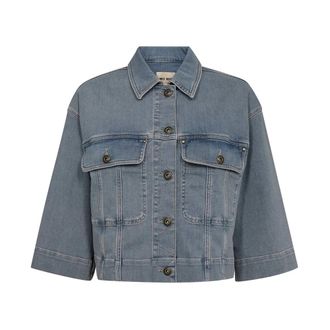 Mos Mosh Ice Rivet Jacket - - Jackets - Damen - Blau - L