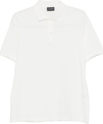 Emporio Armani Polo en coton &agrave; logo Emporio Armani