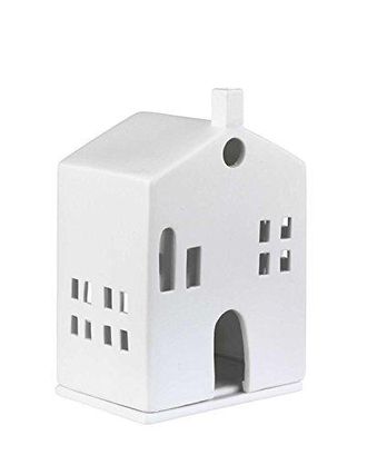 Räder Lichthaus - runde Tür 15 cm, Porzellan, Weiß