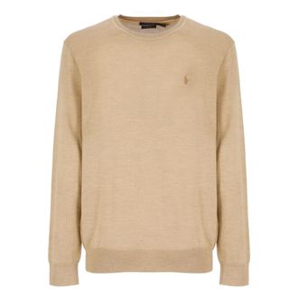 Ralph Lauren Homme, Pulls, Brun, Taille: L Pulls Marron