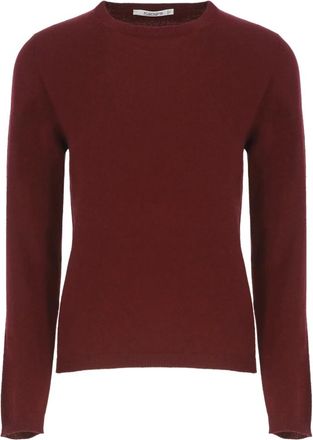KANGRA Femme, Pulls, Rouge, Taille: 36 FR Pull Ras du Cou en Cachemire