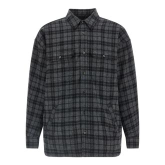 Willy Chavarria Plaid Wool Overshirt - - Jackets - Herren - Grau - M