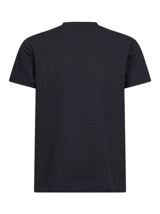 Burberry Mens Black Cotton Check Patch T-Shirt T-Shirts And Polos