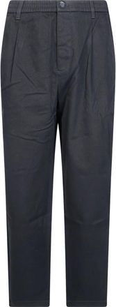 Maison Kitsun&eacute; Homme, Pantalons, Noir, Taille: XS Pantalon pliss&eacute; &agrave; taille &eacute;lastique