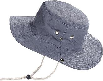 Generic Chapeaux seau &agrave; large bord pour la randonn&eacute;e, la p&ecirc;che, le soleil en coton pour hommes et femmes, chapeaux pour activit&eacute;s de plein air chapeaux tendan