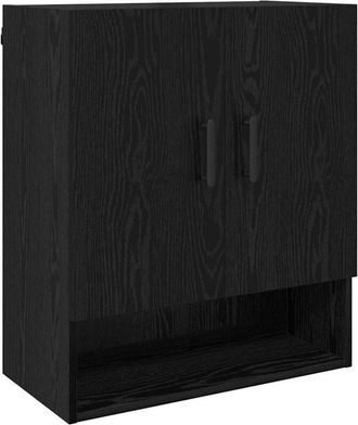 vidaXL Wandschrank Schwarze Eiche 60 x 31 x 70 cm Holzwerkstoff Vidaxl