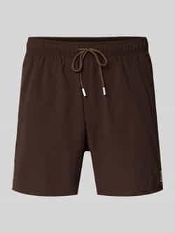 HUGO BOSS Badeshorts mit Label Stitching Modell Iconic