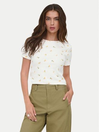 Only T-Shirt Fenja 15347986 Wei&szlig; Slim Fit