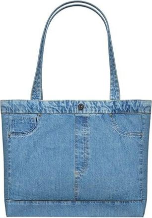 Guess Sac cabas jean en coton m&eacute;lang&eacute;