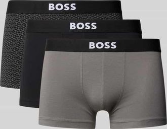 HUGO BOSS Trunks aus Baumwoll-Mix im 3er-Pack