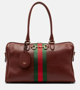 Gucci Bowling Bag Borsetto Large aus Leder