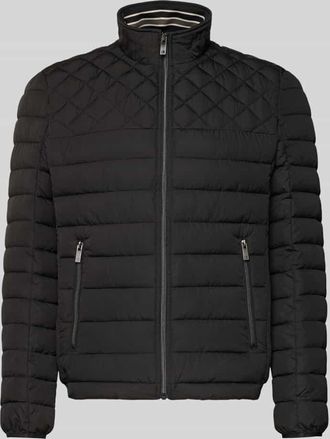 Christian Berg Slim Fit Steppjacke mit gef&uuml;ttertem Kragen