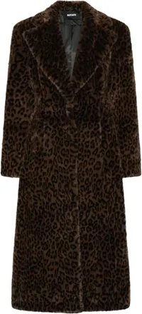 Rotate Rotate Birger Christensen, Femme, Manteaux, Brun, Taille: 38 FR Manteau droit