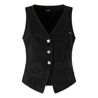 Pinko Pinko, Femme, Vestes, Noir, Taille: 40 FR Gardener Gilet