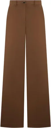 Nine In The Morning Femme, Pantalons, Brun, Taille: W28 Pantalon Large Taille Haute