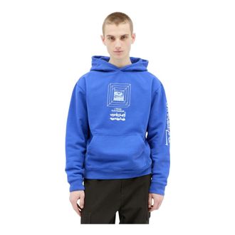 Brain Dead Electronique Kapuzenpullover - - Sweatshirts & Hoodies - Herren - Blau - S