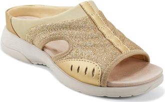 Easy Spirit Traciee Sandales pour femme, mules, Paillettes dorées., 43 EU