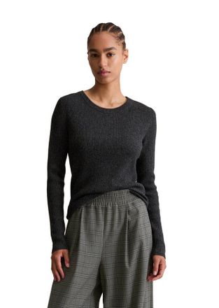 Marc O'Polo Denim Rundhalspullover aus softem Schurwolle-Mix