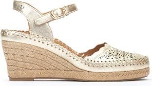 Pikolinos Sandales &agrave; Semelles compens&eacute;es en Cuir VILA pour Femme Color Carrara