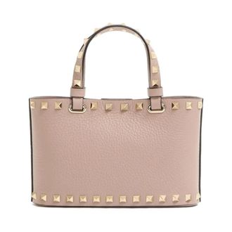 Valentino Garavani Rockstud Mini Shopping Bag - - Bags - Damen - Beige - ONE SIZE