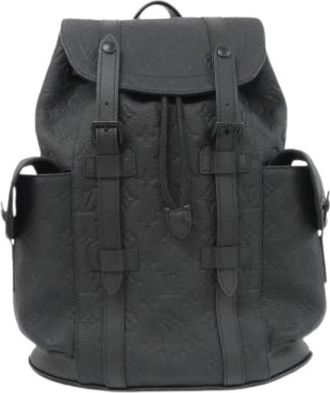 Louis Vuitton unisex, Pre-owned, Noir, Taille: ONE Size Pre-owned Sac &agrave; dos Taurillon