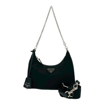 Prada Sac bandouli&egrave;re vintage Pre-owned - Femme - Pre-owned - Noir - Taille: ONE Size