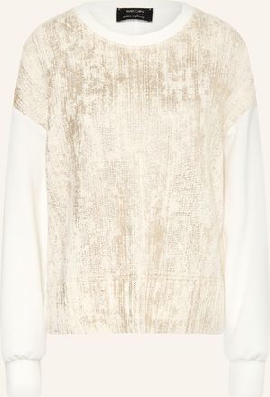 Marc Cain Pullover Im Materialmix gold