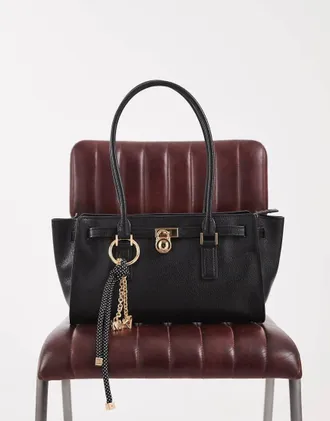 Michael Kors Hamilton - Sac port&eacute; &eacute;paule horizontal - Noir