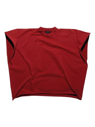 Mainless t-shirt en coton - Rouge