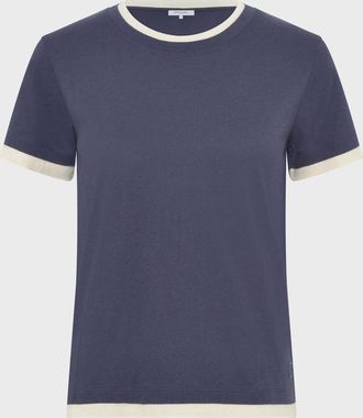 Gerard Darel T-shirt en coton et modal - MIRABEL - Marine