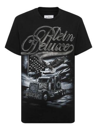 Philipp Plein t-shirt à imprimé graphique - Noir