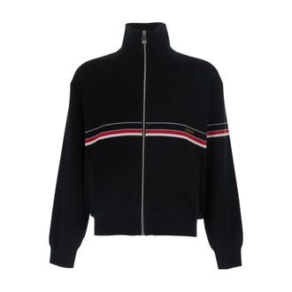 Versace Homme, Sweatshirts et sweats &agrave; capuche, Noir, Taille: L Tricots