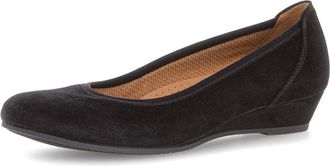 Gabor Damen Keilpumps, Frauen Absatzschuhe,Leichte Mehrweite (G),wedge-heel,klassisch,elegant,schwarz,38.5 EU / 5.5 UK