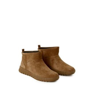 Geox Boots aspect daim en cuir