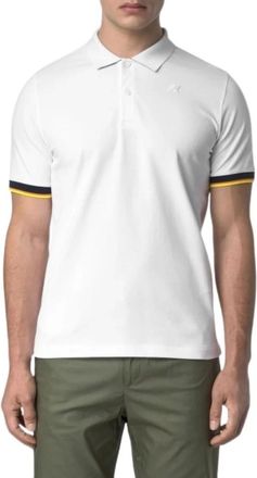 K-Way Homme, Tops, Blanc, Taille: M Vincent Pique Polo