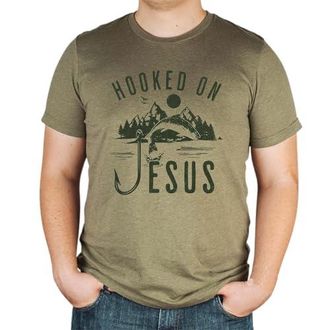 Generic T-shirt imprim&eacute; pour homme avec col rond et manches courtes pour homme, vert, 3XL