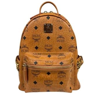 MCM Pre-owned Sac &agrave; dos - Femme - Pre-owned - Brun - Taille: ONE Size