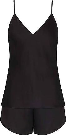 Triumph Femme Silky Sensuality Psw X Pajama Set, Noir, 38 EU