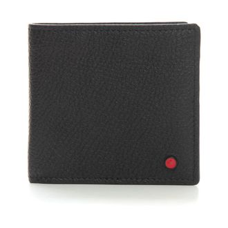 Kiton Klassische Lederbrieftasche mit Metalllogo - - Accessories - Herren - Schwarzk - ONE SIZE