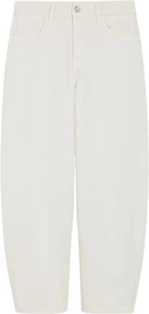iBlues Femme, Jeans, Blanc, Taille: 40 FR Pantalon Barrel