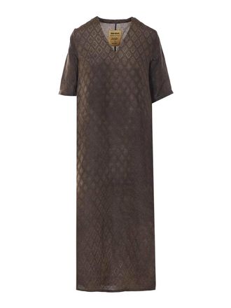 Uma Wang Robe Au Genou - Marron