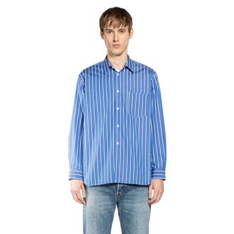 Comme Des Gar&ccedil;ons Pocket Shirt in Striped Cotton