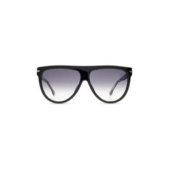 Victoria Beckham Femme, Accessoires, Noir, Taille: ONE Size Oversized Frame Lunettes de soleil