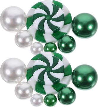 Angoily Acrylperlen f&uuml;r Schwimmende Kerzen Weihnachtsdekorationsanh&auml;nger Vasenf&uuml;ller f&uuml;r Partys Lose Acrylperlen zum Selbermachen