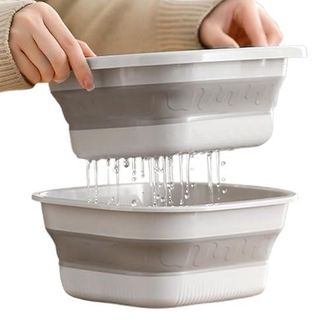 Generico &Eacute;gouttoir de cuisine pliable avec filtre double couche | Panier de drainage double couche, bol pour fruits et &eacute;gouttoir &agrave; p&acirc;tes pour spaghettis, l&eacute;gum