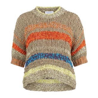 Roberto Collina Femme, Pulls, Multicolore, Taille: 40 FR Maille ras du cou