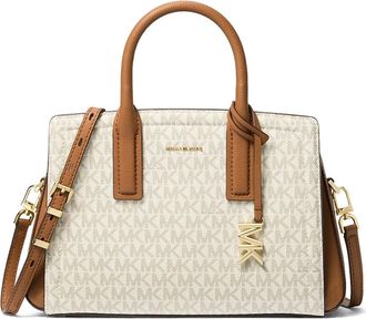 Michael Kors Femme, Sacs, Beige, Taille: ONE Size Laila Small Satchel