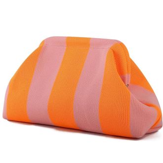 Generic Damen Clutch Handtaschen R&uuml;schen Kleine Handtasche Clutch Geldb&ouml;rse Handtasche Kn&ouml;del Beuteltasche Tasche